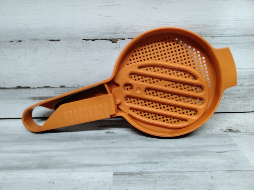Vintage Orange Tupperware Sifter. / Tupperware Sifter - Etsy