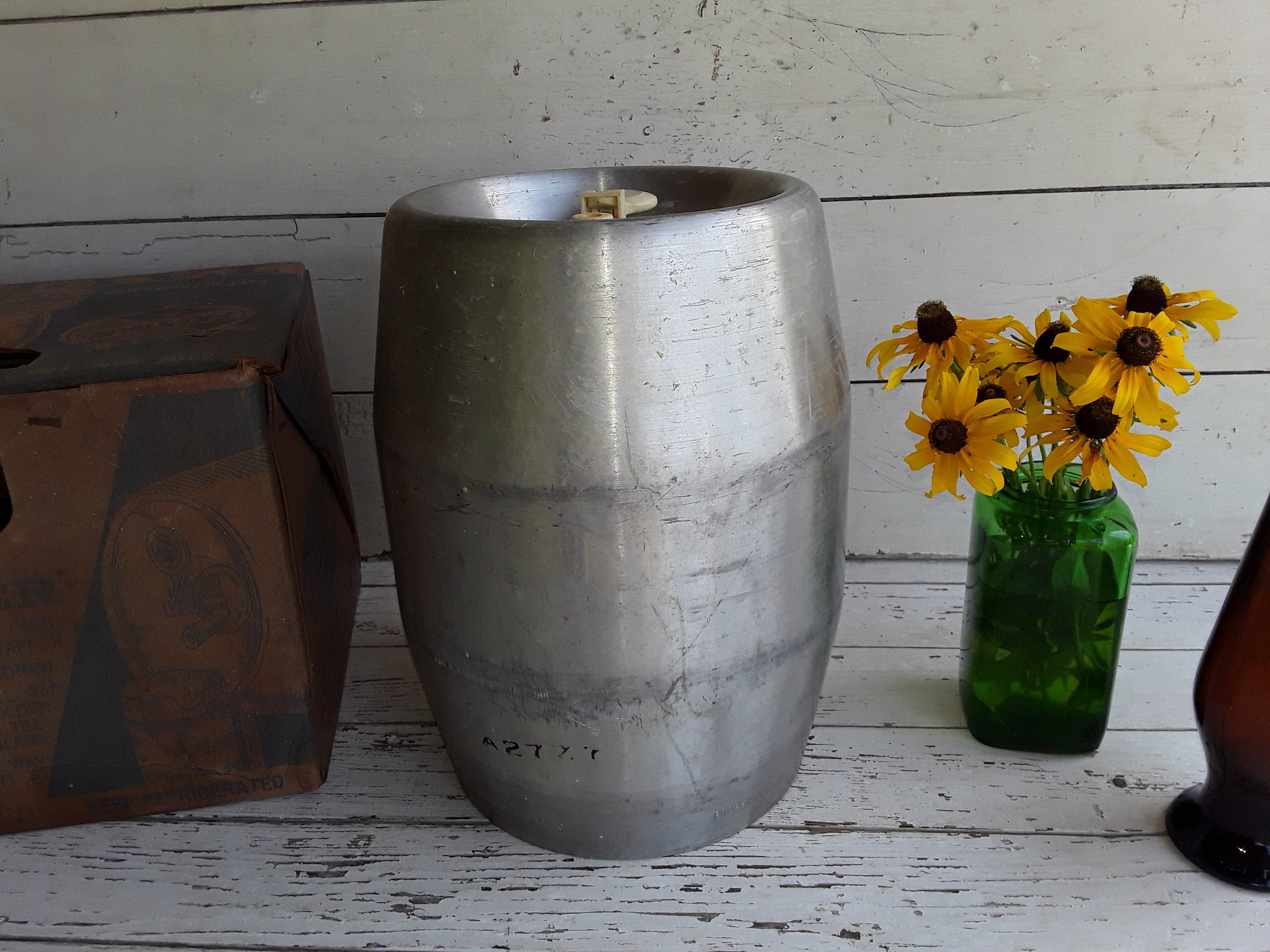 Vintage Falstaff Tapper With Box Aluminum Beer Keg Barrel Case Can With ...
