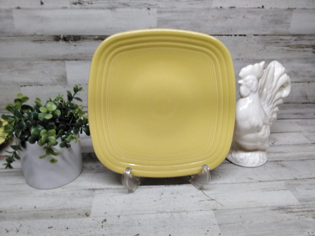 Vintage Yellow Fiesta Salad Plate. / Fiesta Plates. / Fiesta Salad ...
