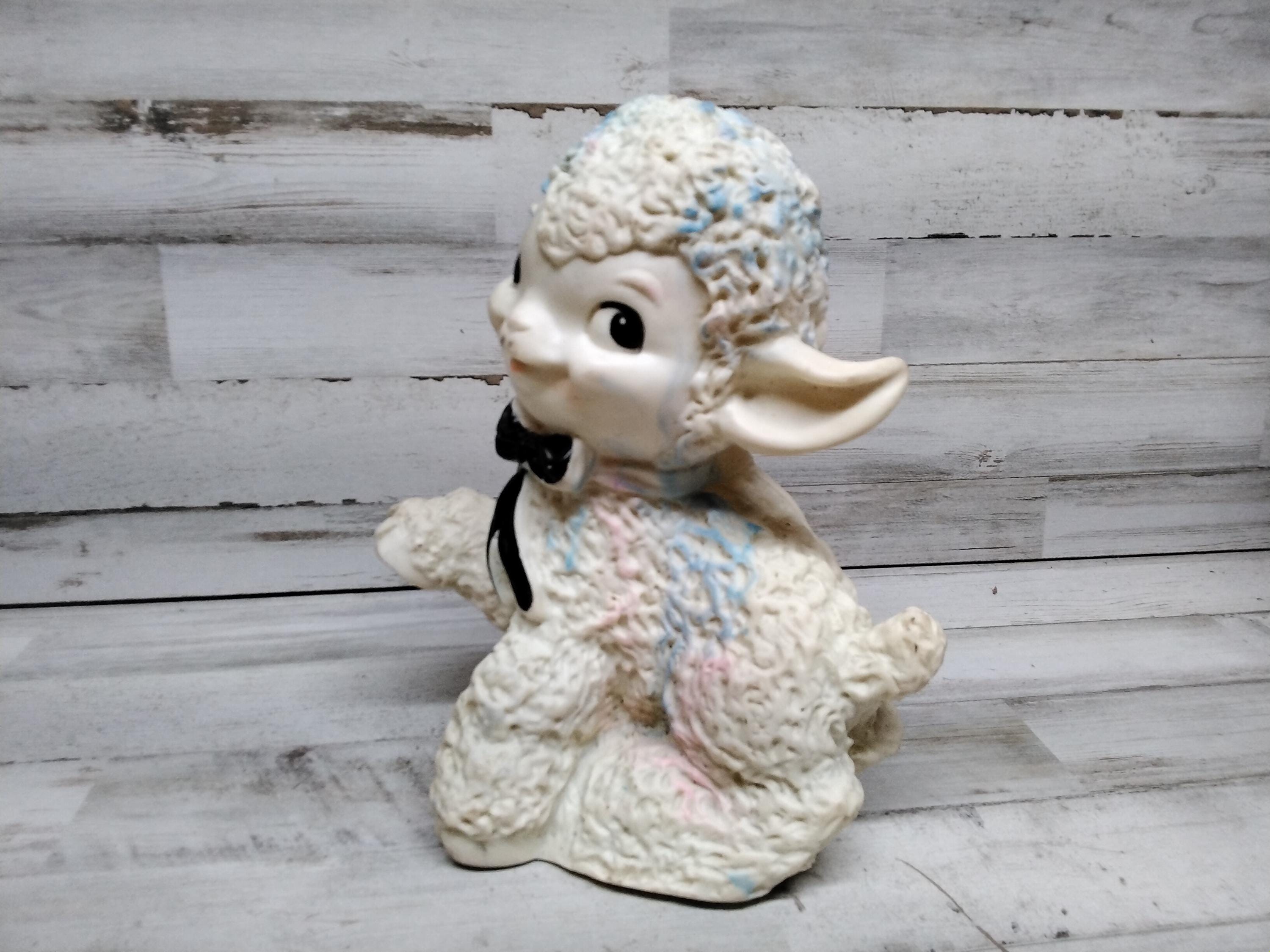 Vintage Rubber Squeak Toy Lamb / Vintage Rubber Squeak Toys / Vintage ...