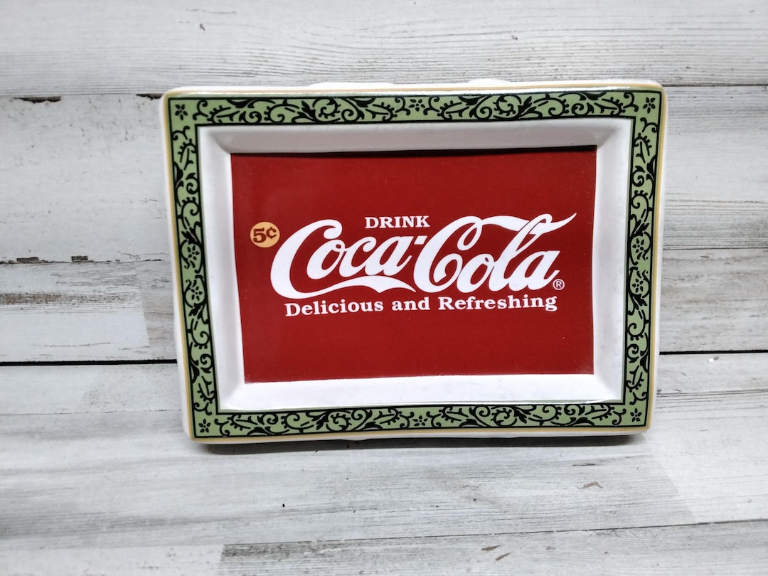 Coke-cola Soap Dish/ Ashtray / Change Holder / Business Card Holder ...