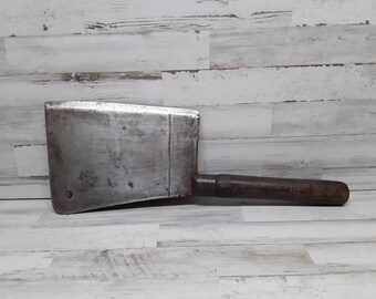 Antique Meat Cleaver - Etsy