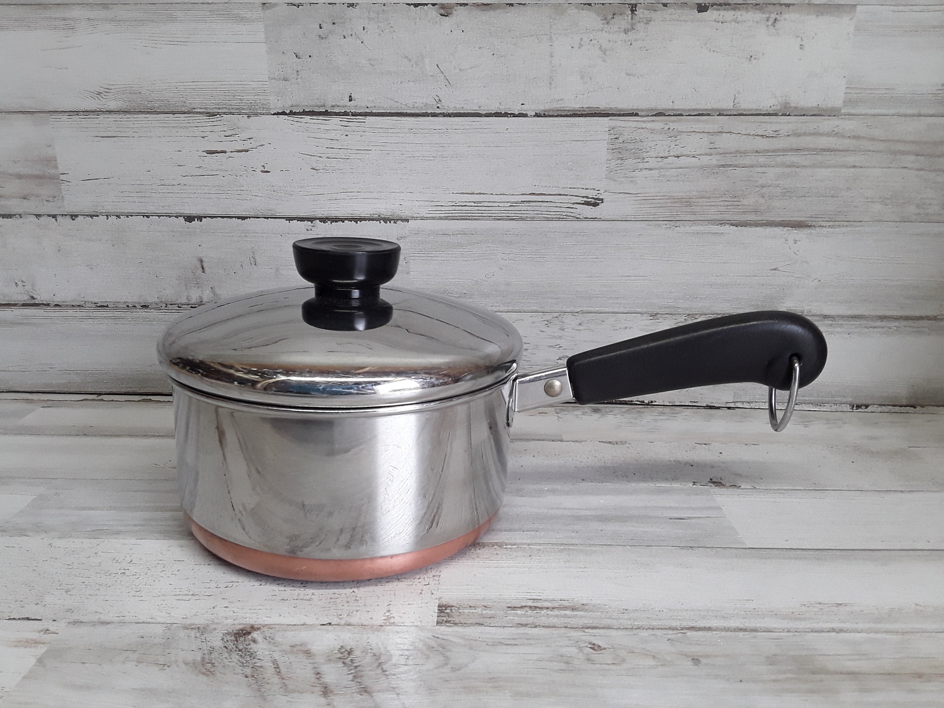 Revere Ware 1 Quart Sauce Pan / Copper Bottom Pot / 1901 | Etsy