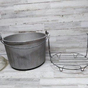 RARE Vintage Guardian Ware Canner Holds 5 Quarts With Rack and Glass ...