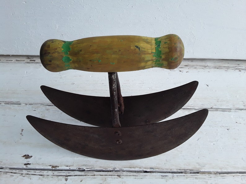 Primitive Wooden Handle Chopper Farmhouse Kitchen County - Etsy