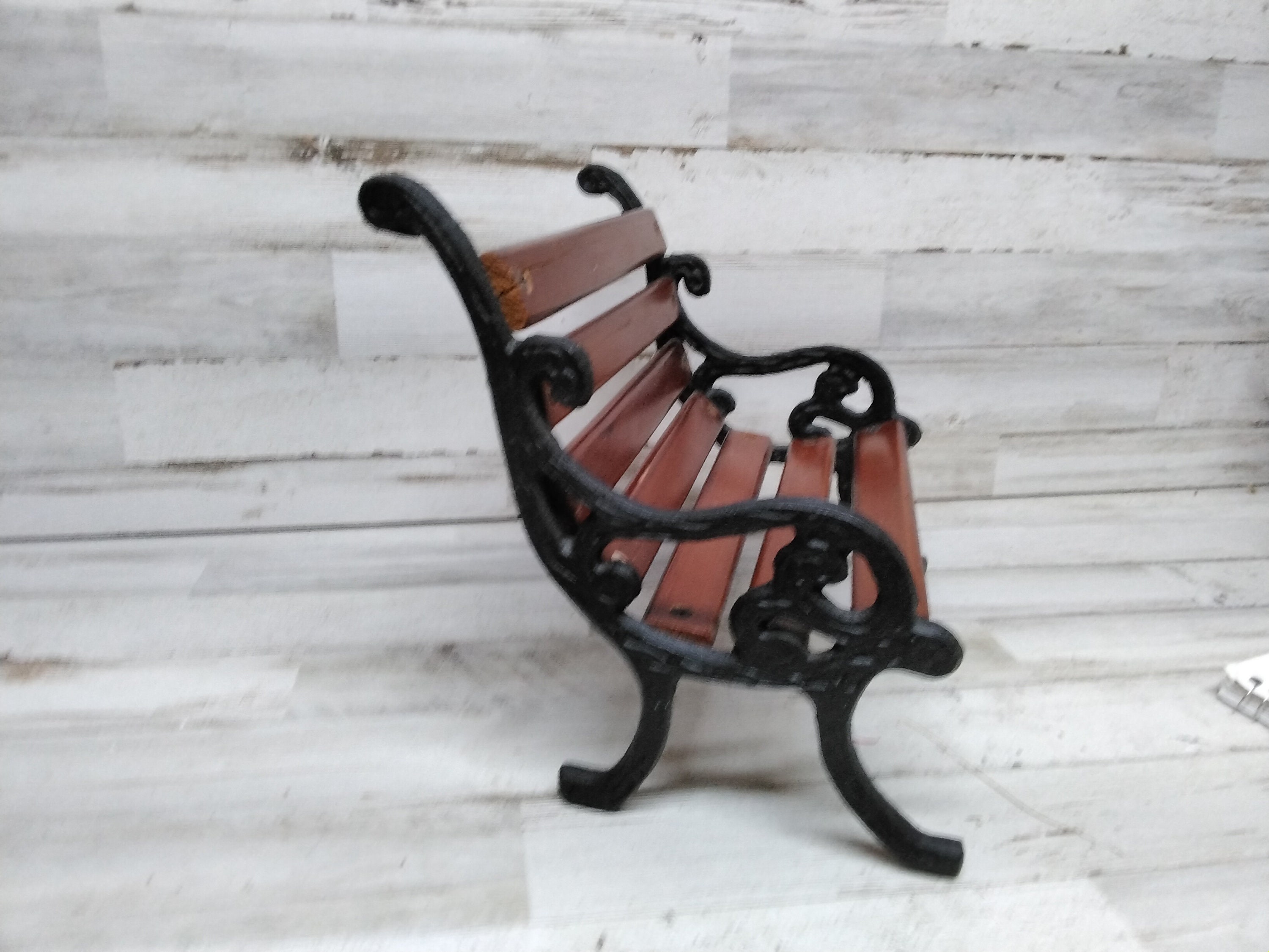 Small Park Bench / Park Bench / Doll Park Bench / Miniature - Etsy