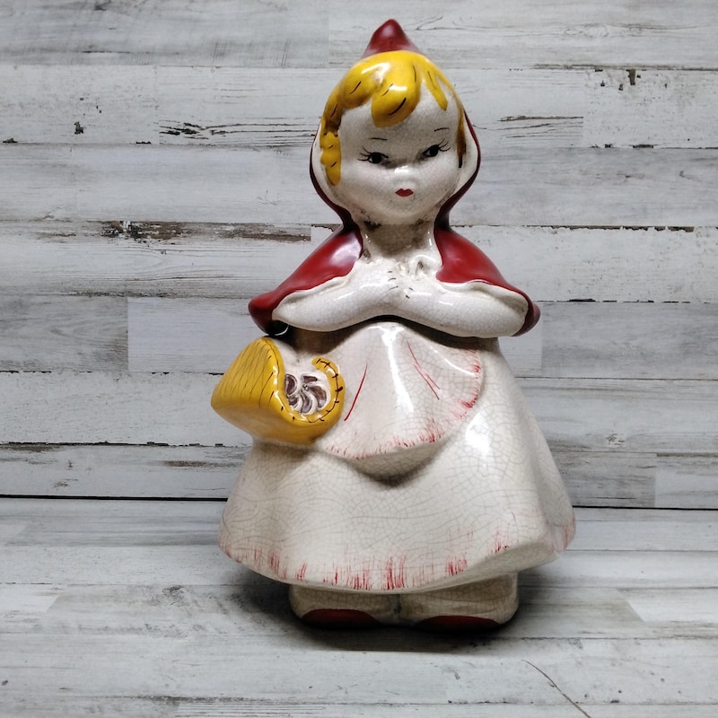 Little Red Riding Hood Cookie Jar - Etsy