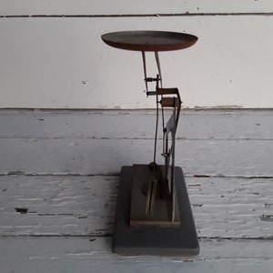 Vintage Gray Hamilton Scale Industrial Steampunk Decor Collectible ...