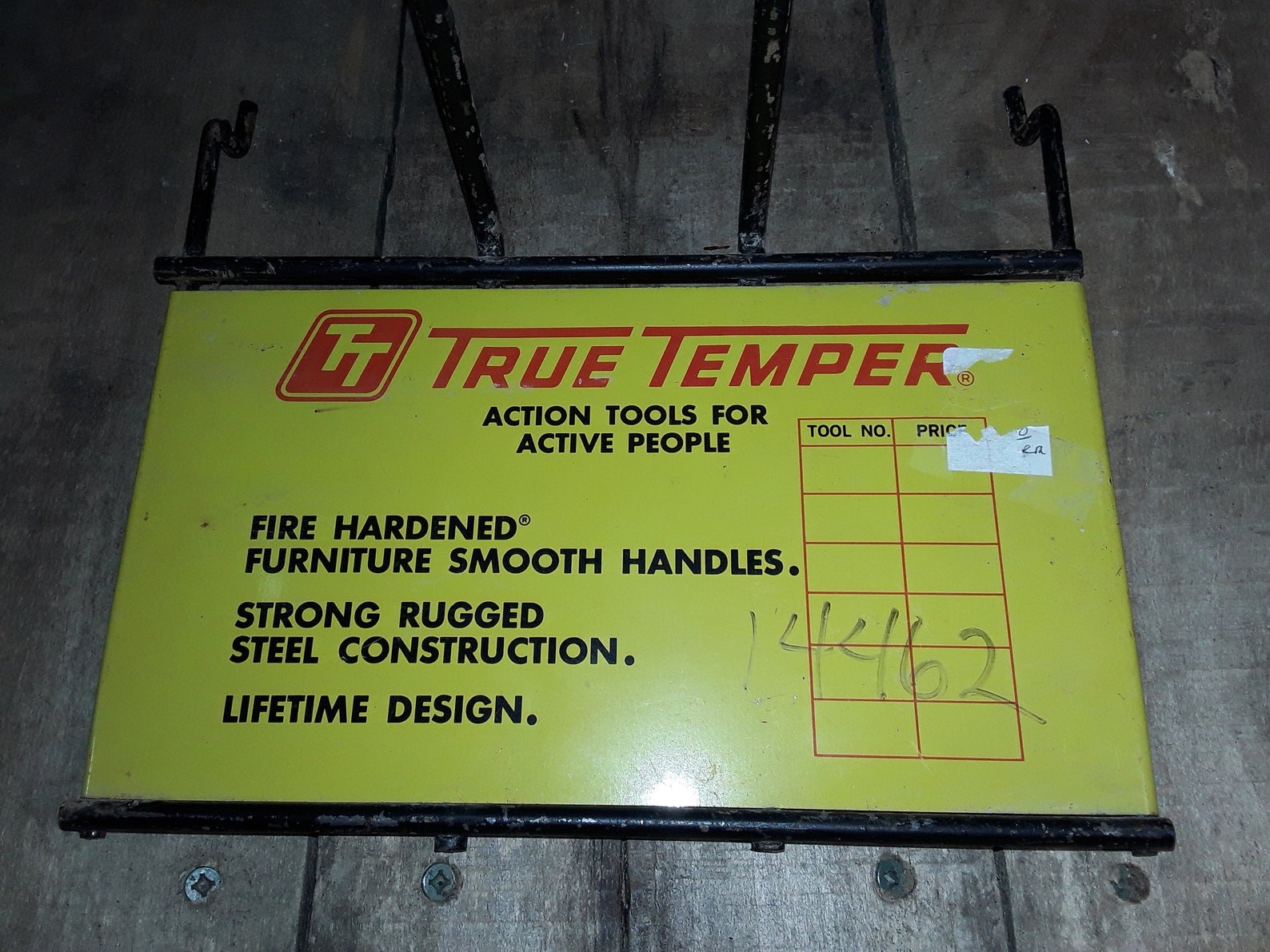 Vintage True Temper Double Bladed Axe Store Display Sign | Etsy