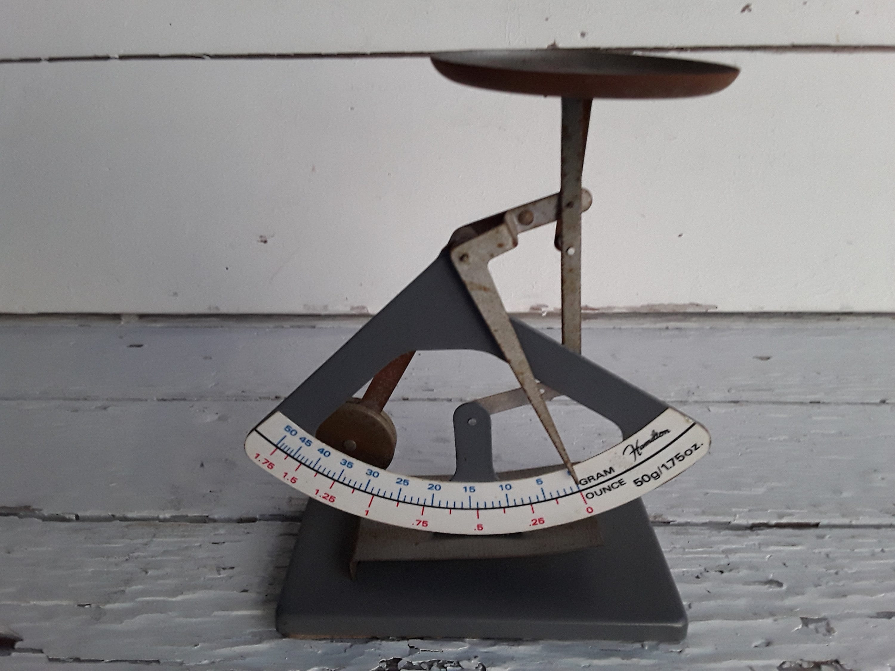 Vintage Gray Hamilton Scale Industrial Steampunk Decor - Etsy