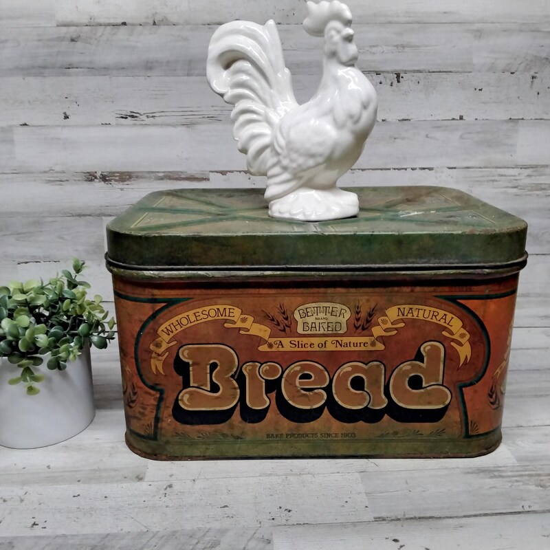 Vintage Bread Box - Etsy