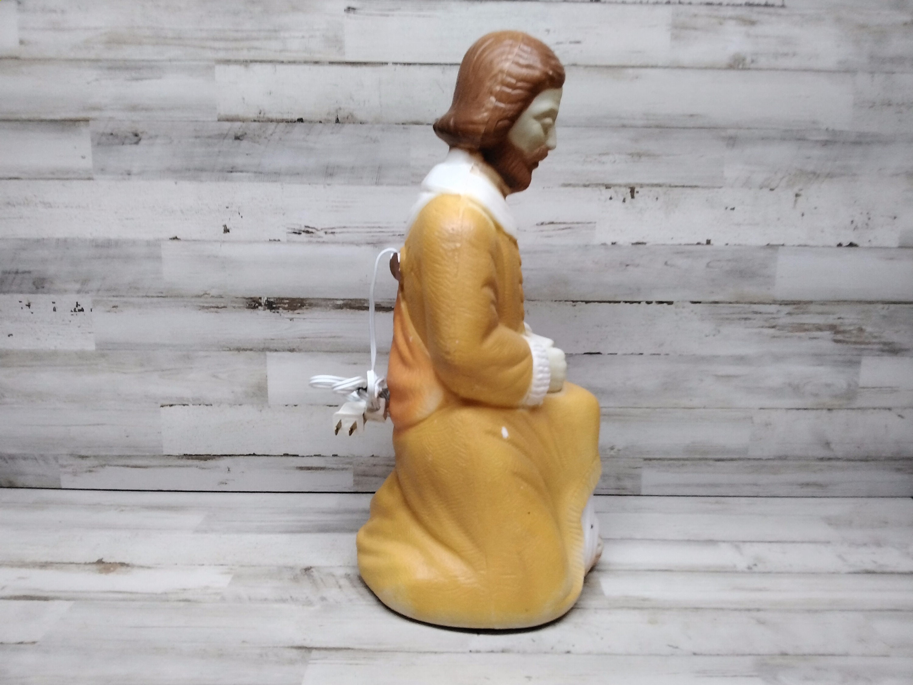 Vintage Kneeling Joseph Blow Mold / Nativity Christmas Holiday | Etsy