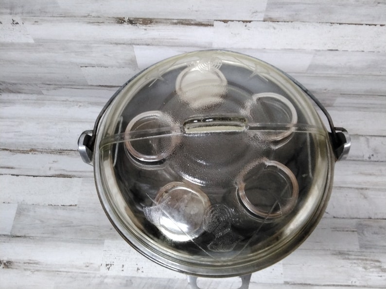 RARE Vintage Guardian Ware Canner Holds 5 Quarts With Rack and Glass ...