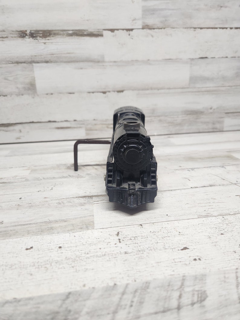 Vintage Tin Toy Train With Wind-up Key / Black Train / Vintage Toy ...