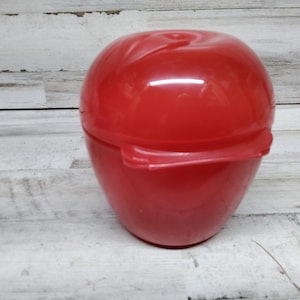 Tupperware Fruit Container / Apple Tupperware Container / Snack on the ...