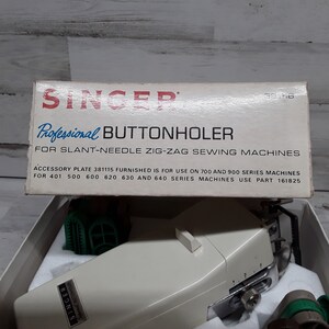 Professional Singer Buttonholder 1974 / Singer Buttonhole Machine - Etsy