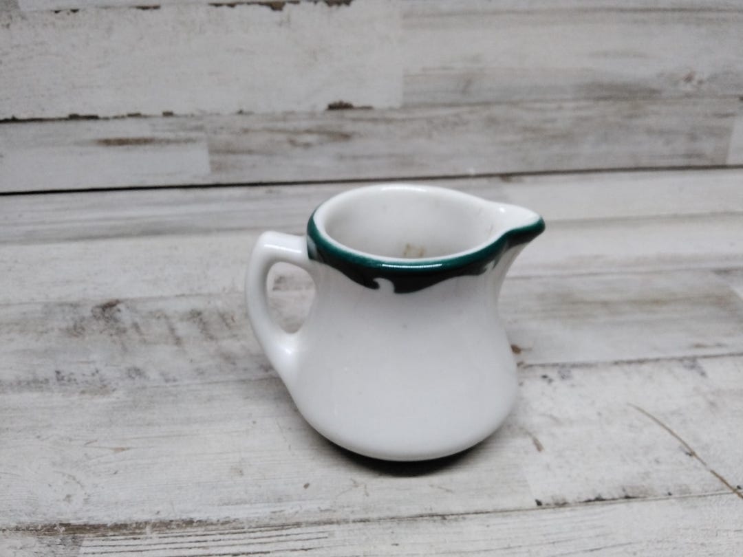 Vintage Ironstone Creamer Pitcher / Small Ironstone Creamer Pitchers ...