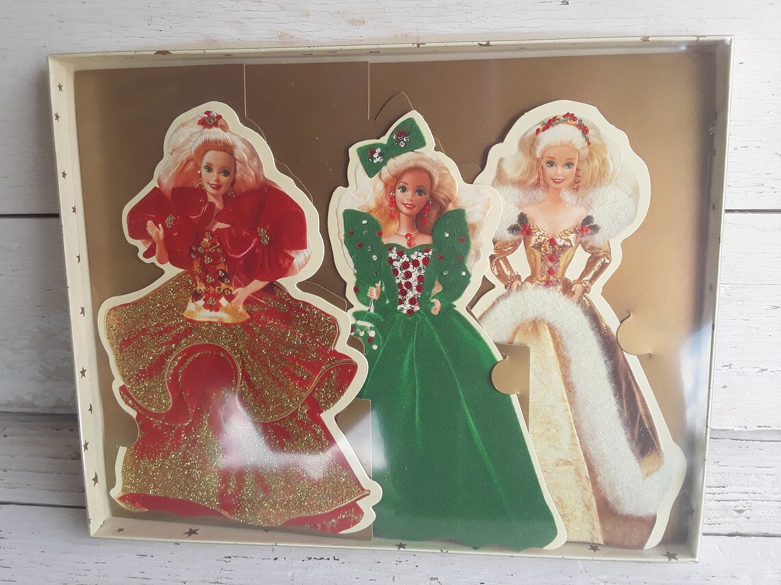 Hallmark Barbie Greeting Cards Holiday Barbie Collection - Etsy