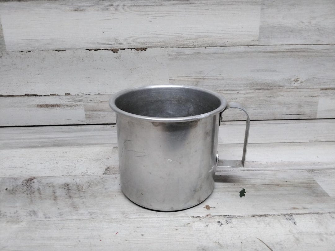 Vintage Aluminum Cup / Aluminium Cups / Farmhouse Kitchen - Etsy