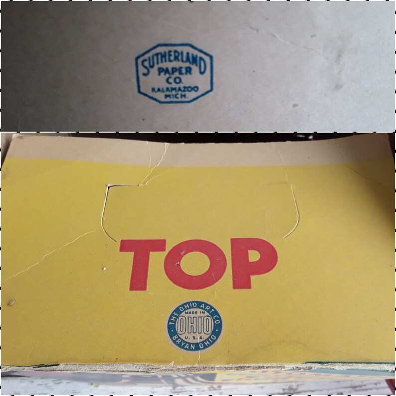 Automatic Continuous Color Changing Top Bryan Ohio Art 124 | Etsy