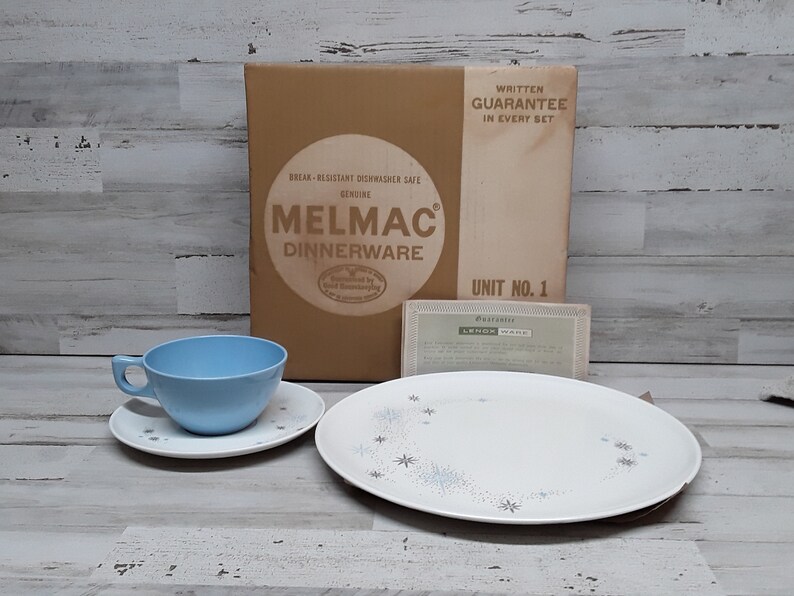 Vintage Melmac Dinnerware / NOS 3 Piece Setting / Melmac | Etsy