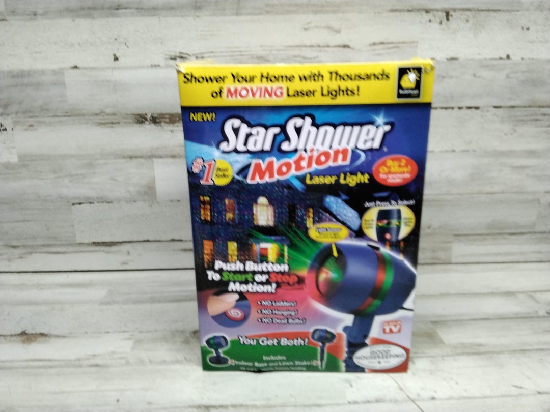Star Shower Motion Laser Light / Star Shower Lights / Indoor or Outdoor ...