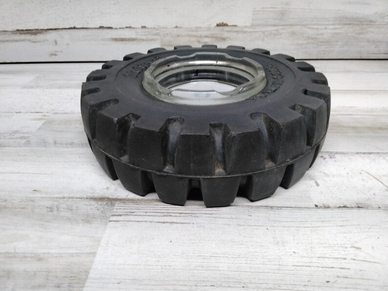 Vintage Rubber Tire Ashtray Dependable Rubber Machinery Co. Cleveland ...