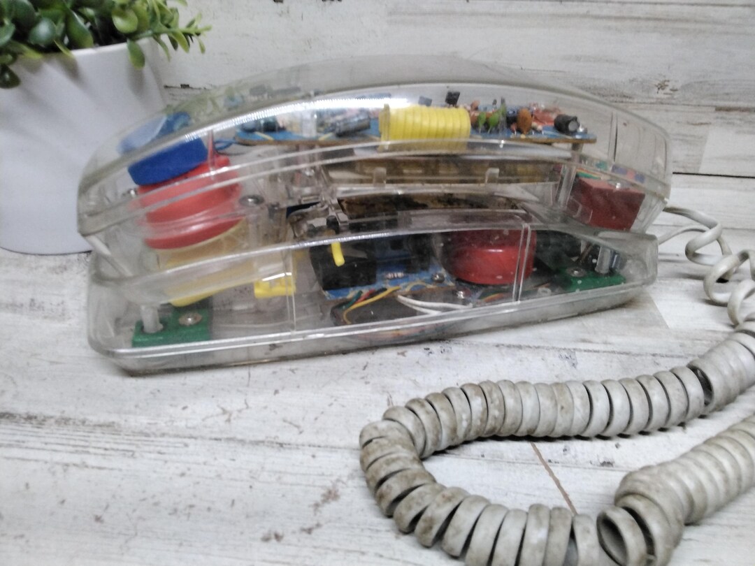 Vintage 1990's Conair Telephone. / Conair Colorful Clear Telephone ...