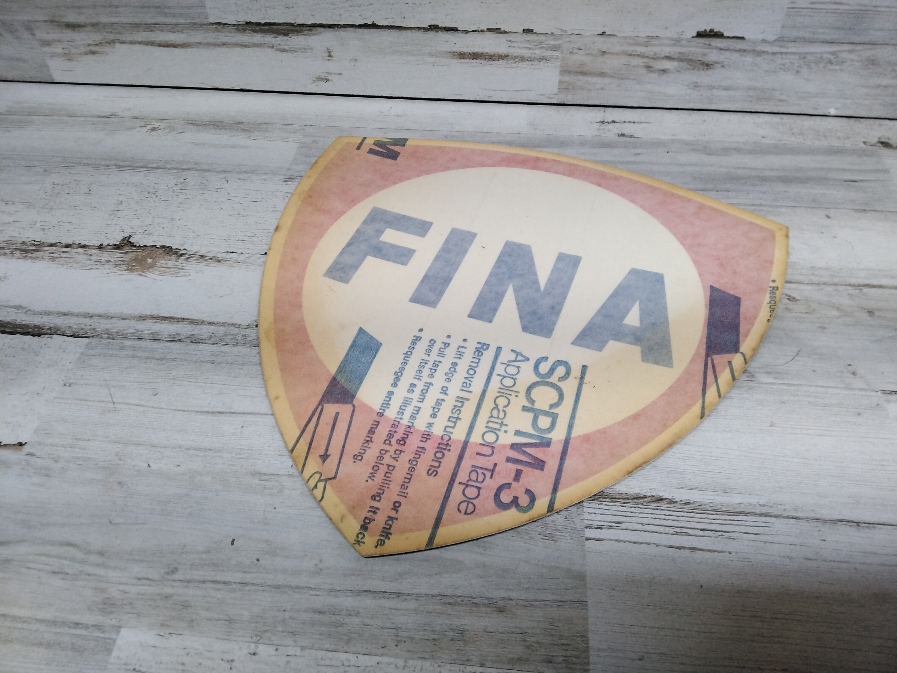Vintage Fina Gas Pump Sticker / All Origina Final Sticker / - Etsy