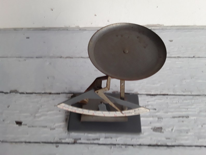 Vintage Gray Hamilton Scale Industrial Steampunk Decor Collectible ...