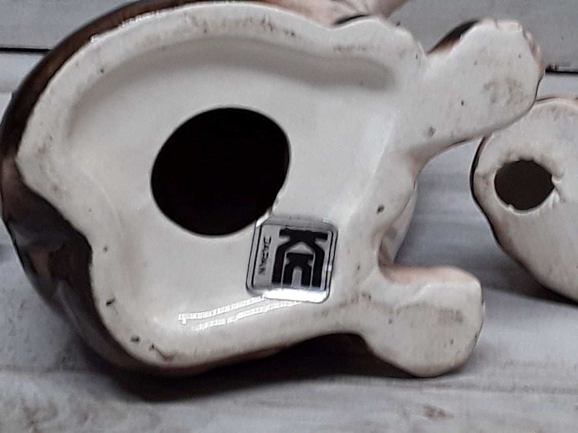 Vintage KIC Japan Ceramic Dog Family / Dog Family / Set of 3 - Etsy