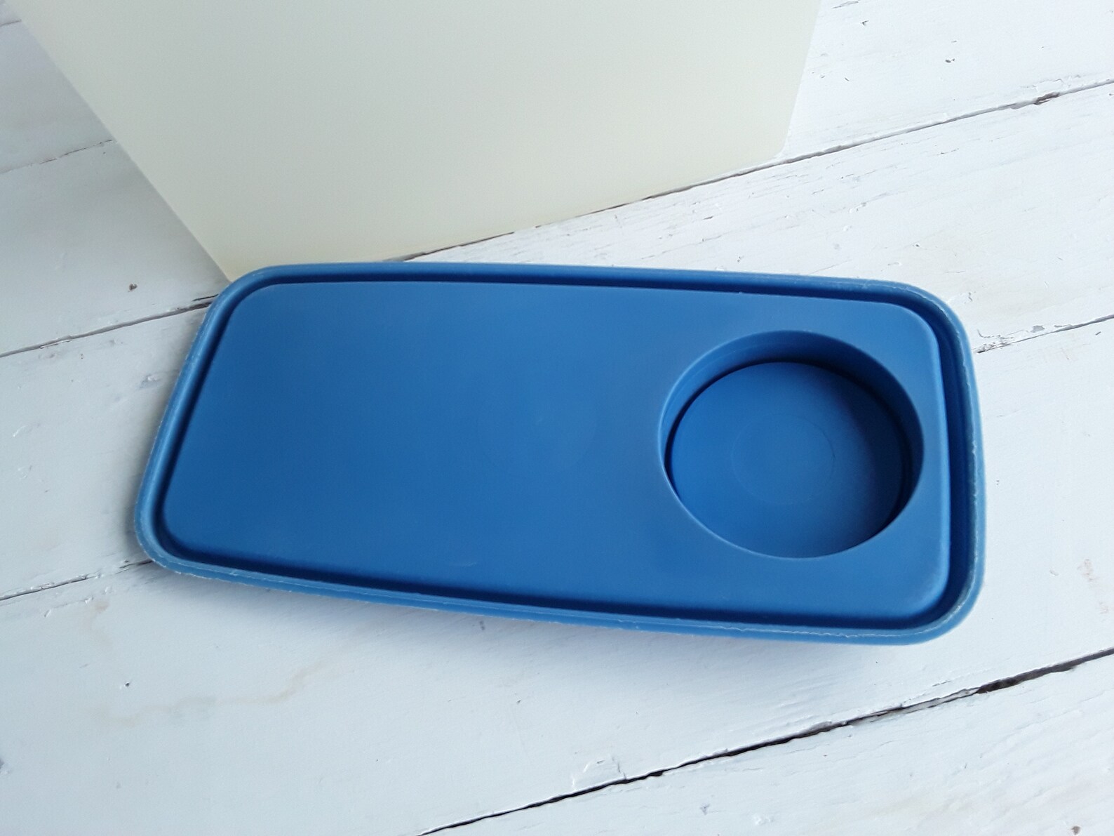 Vintage Tupperware Blue Lid Cereal/storage Container Cereal | Etsy