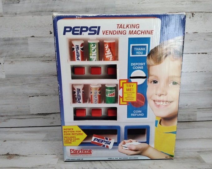 Nos Pepsi Talking Vending Machine Toy ~ Pretend Play - Etsy