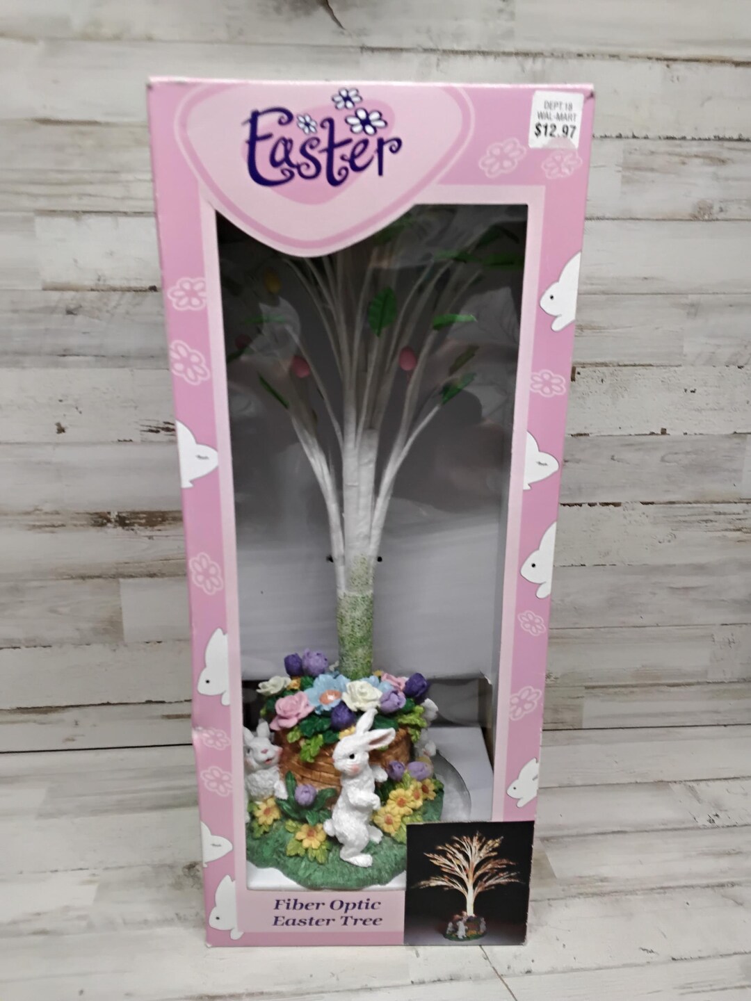 Vintage Fiber Optic Easter Tree / Lighted Easter Tree / NOS Easter Tree ...