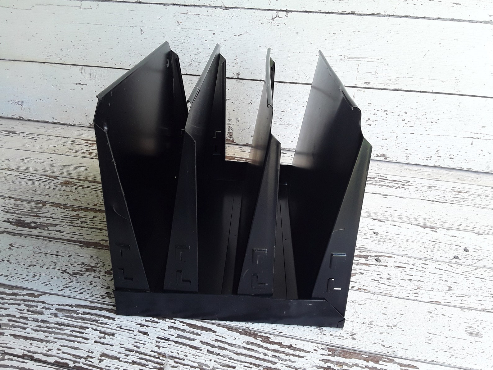 Metal Paper File Folder Industrial Vintage Lit-ning 4 Shelf | Etsy