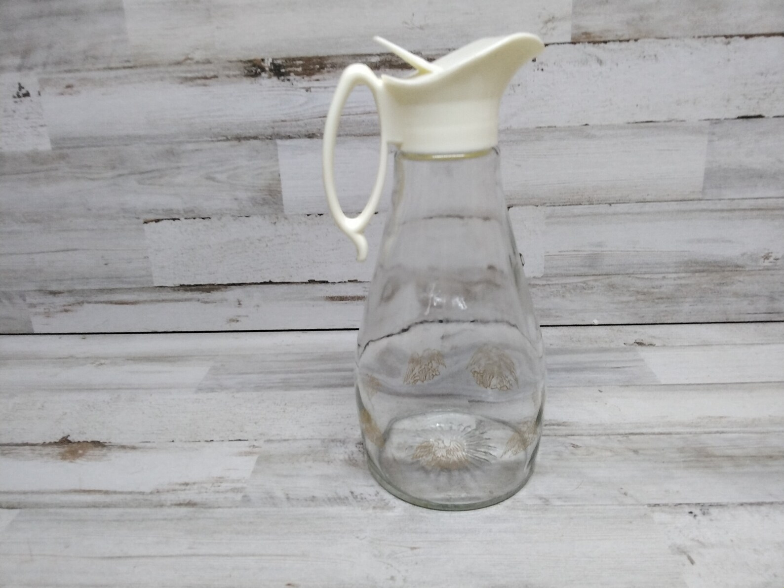 Vintage Syrup Dispenser Bottle Jar Coffee Creamer Jug / | Etsy