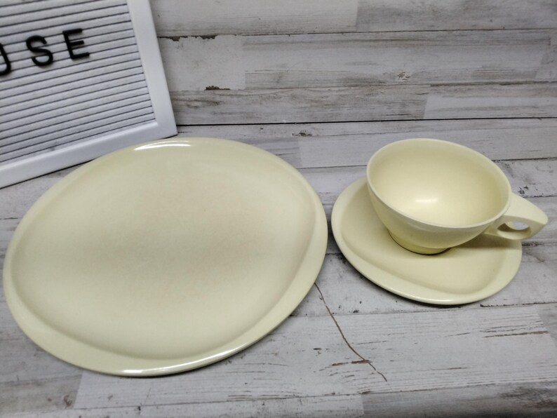Vintage Melmac Boonton Dinnerware - 3 Pieces Boonton Boontonware Riviera Ware Mallo-ware Plate ...