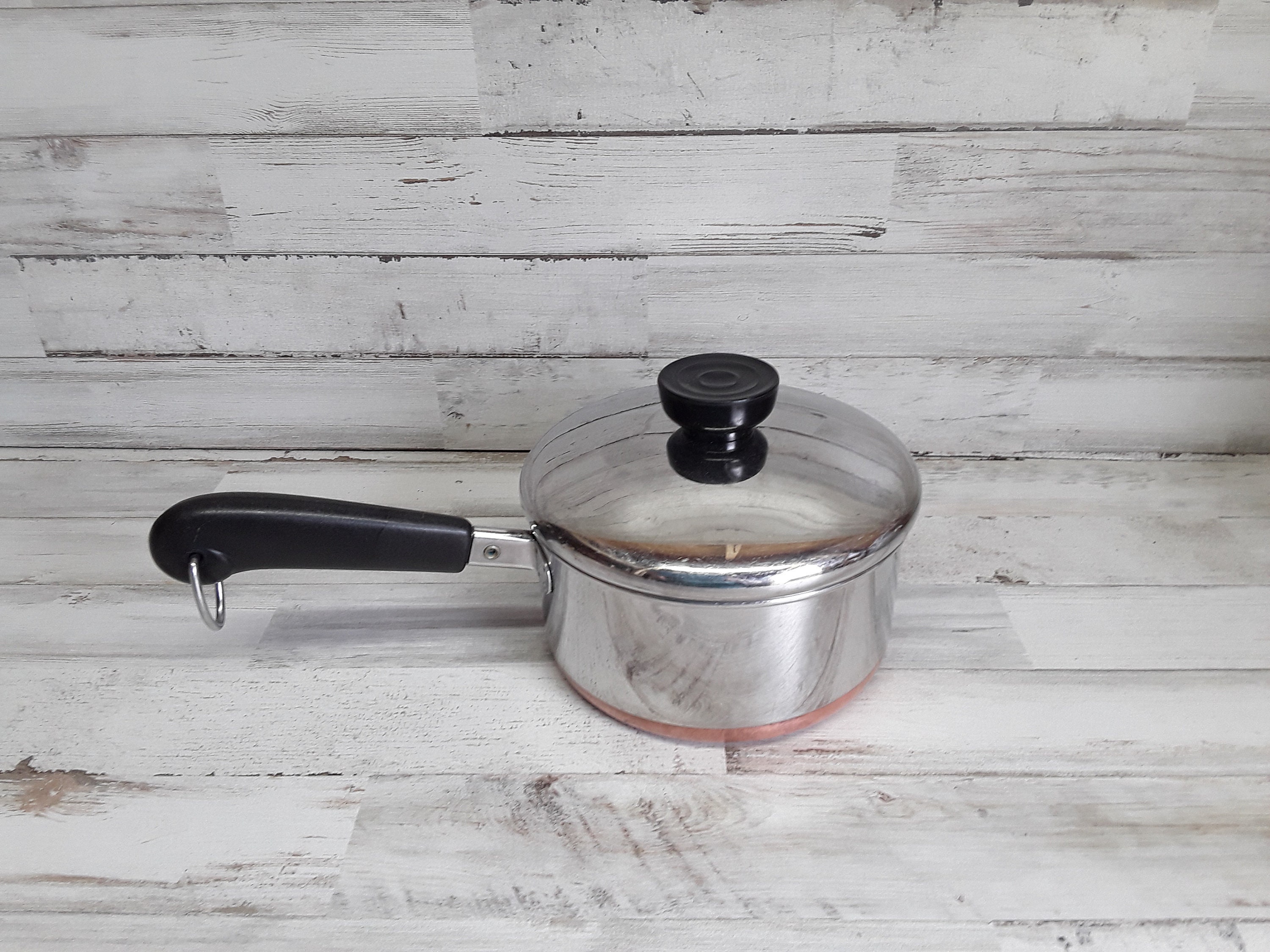 Revere Ware 1 Quart Sauce Pan / Copper Bottom Pot / 1901 | Etsy