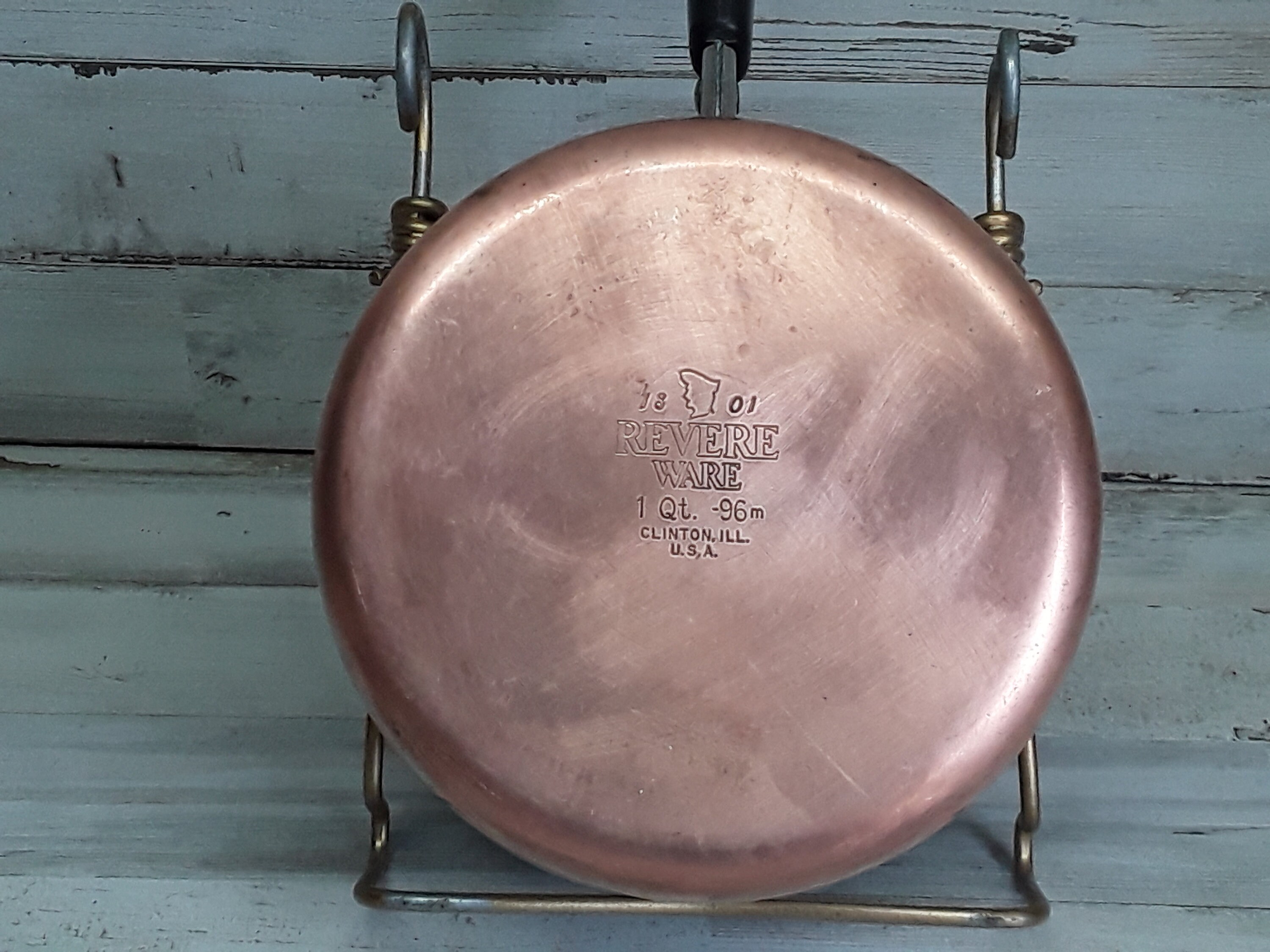 Revere Ware 1 Quart Sauce Pan / Copper Bottom Pot / 1901 | Etsy