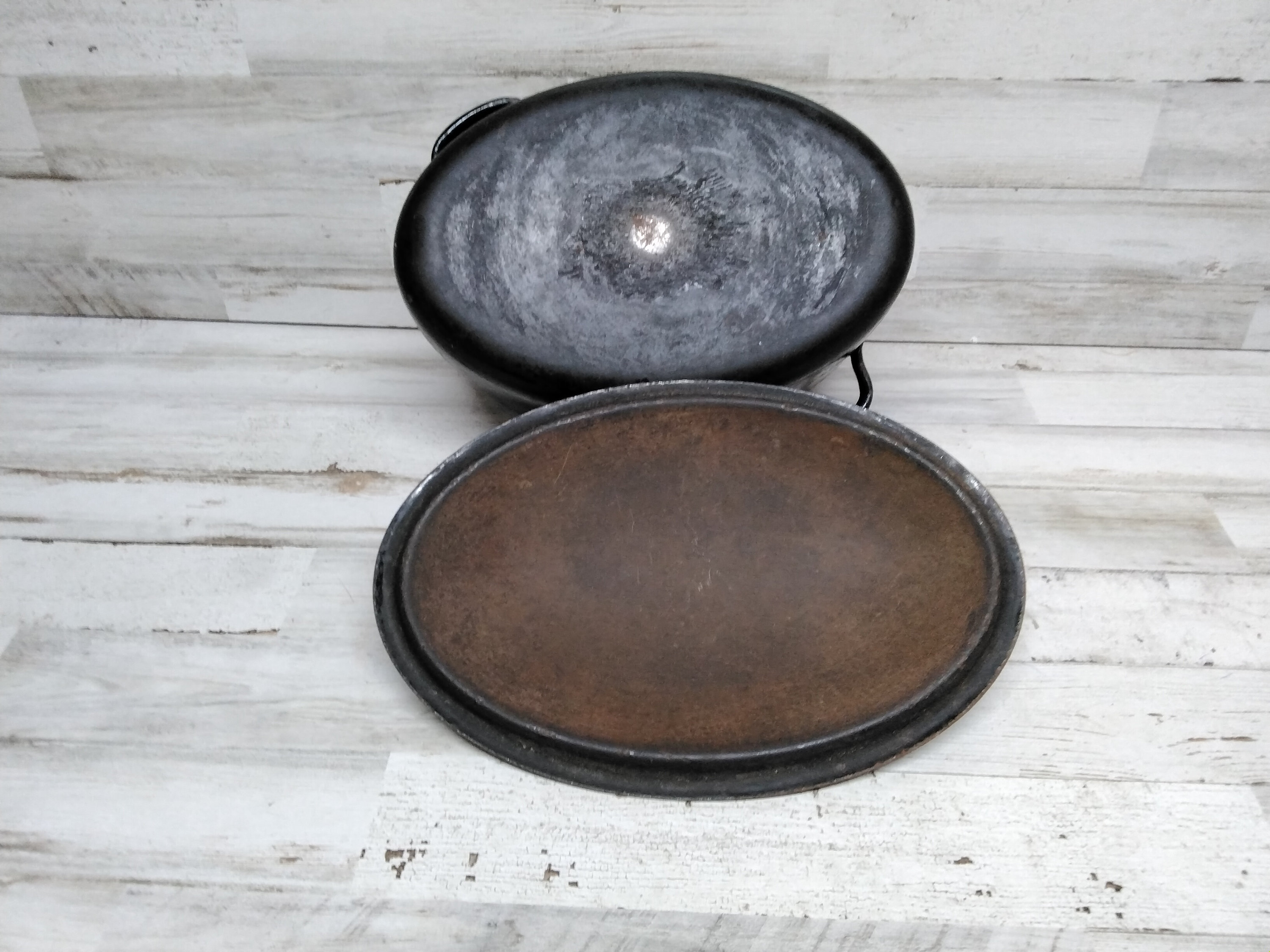 Vintage Porcelain Oval Roaster / Small Oval Roasters / Vintage - Etsy