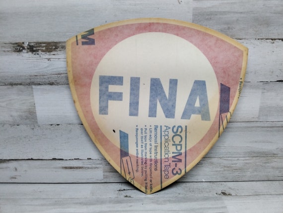 Vintage Fina Gas Pump Sticker / All Origina Final Sticker / - Etsy