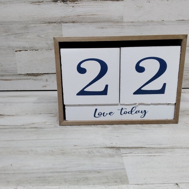 Block Calendar - Etsy