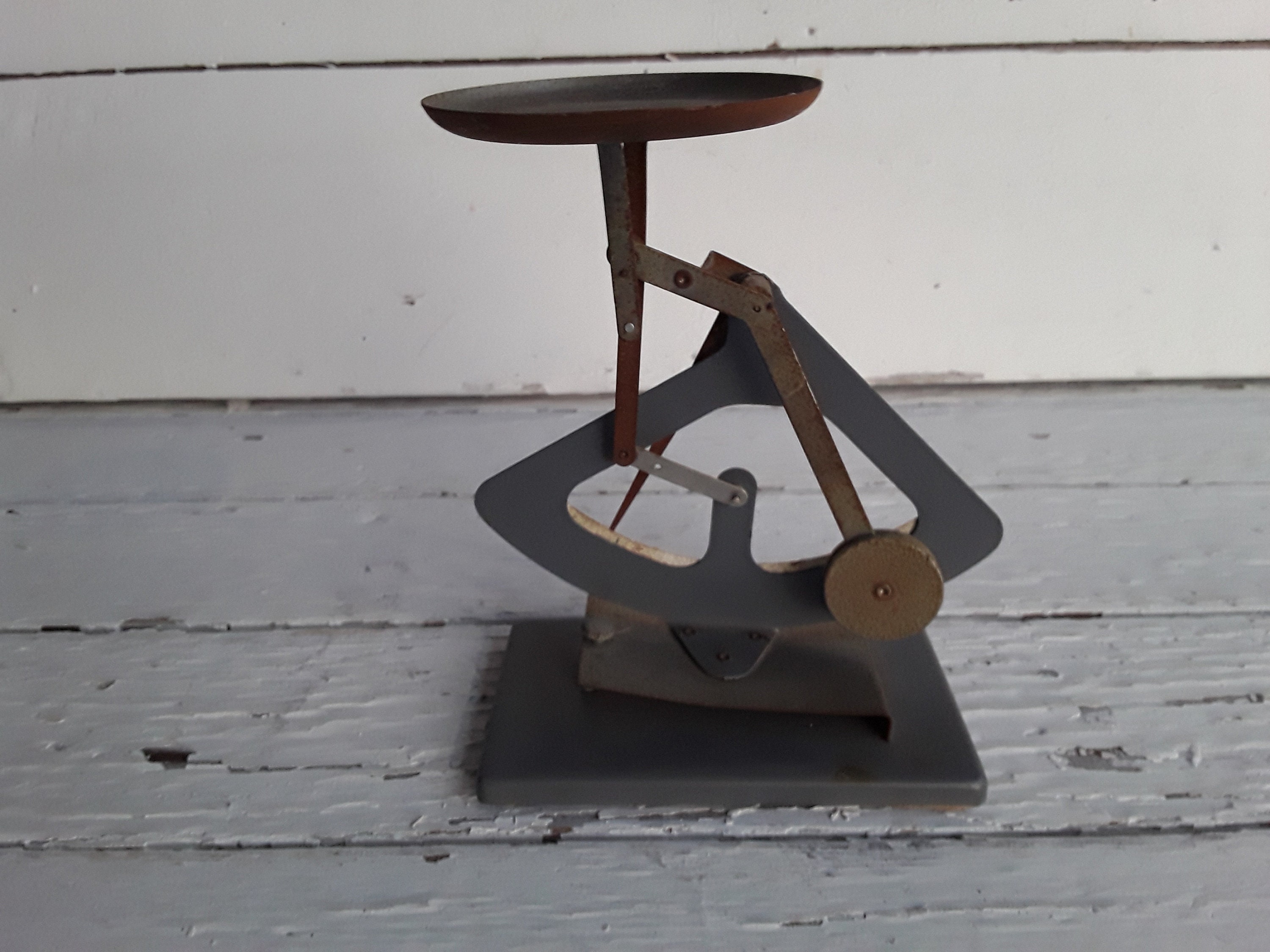 Vintage Gray Hamilton Scale Industrial Steampunk Decor Collectible ...