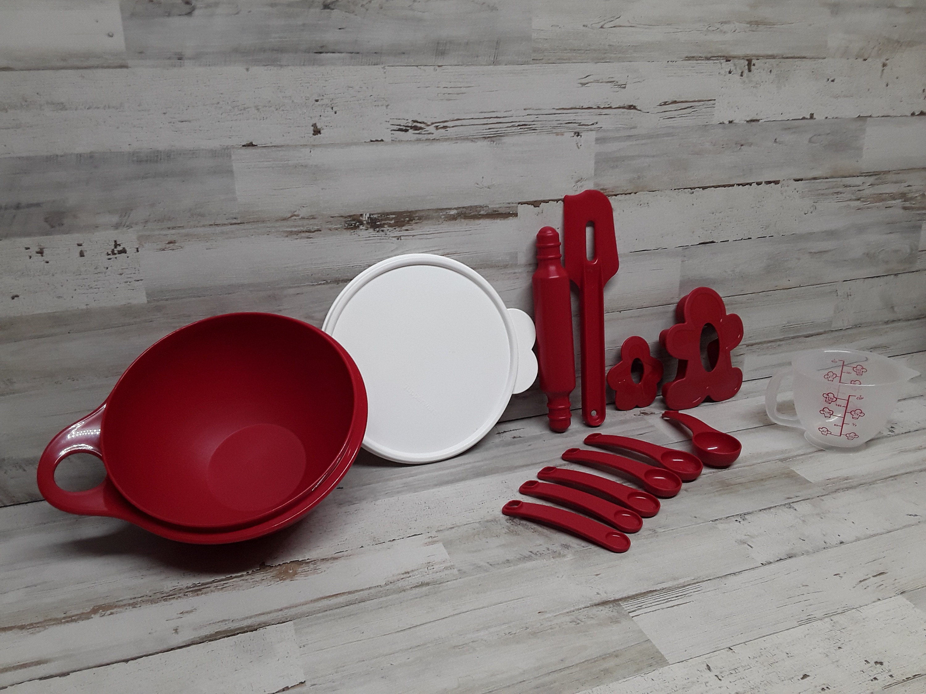 Tupperware Kids Baking Set Single Person Baking Set Tupperware - Etsy UK