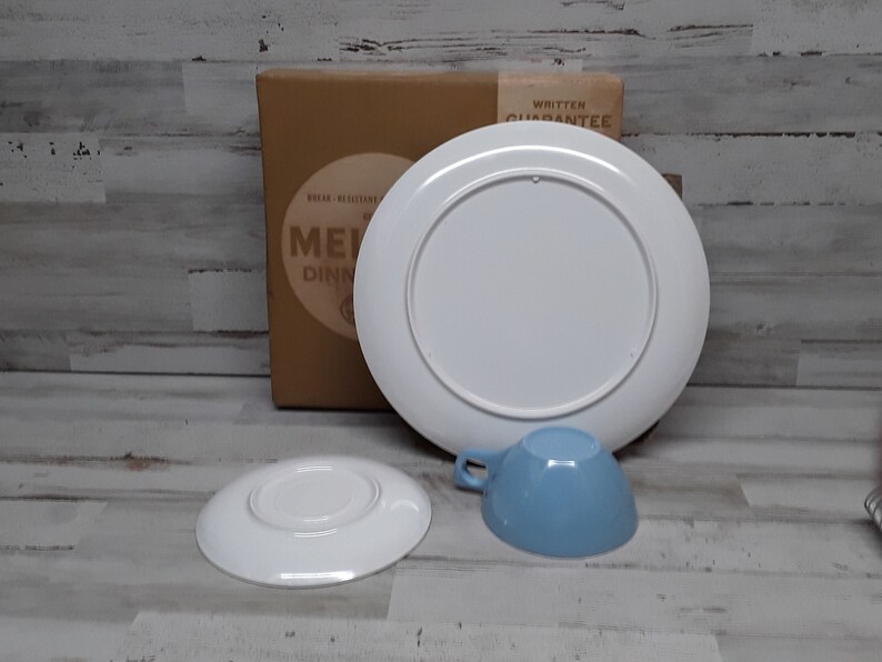 Vintage Melmac Dinnerware / NOS 3 Piece Setting / Melmac | Etsy