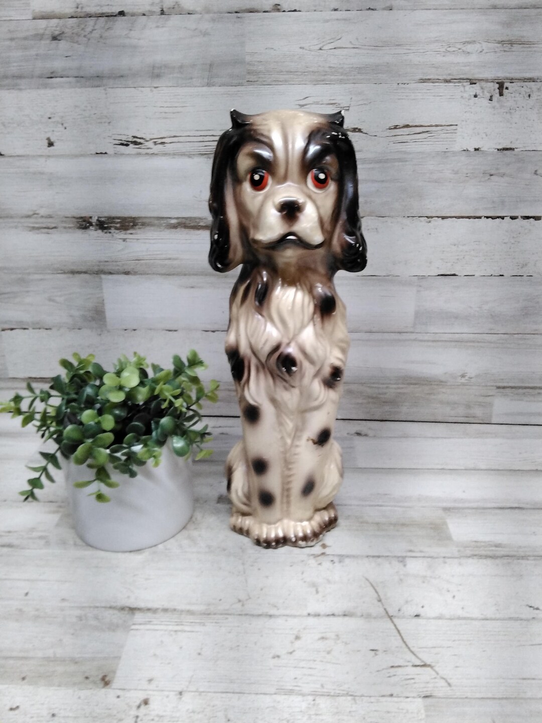 Vintage 1950's to 1960's Chalk Art Carnival Chalk Dog. / Vintage Japan ...