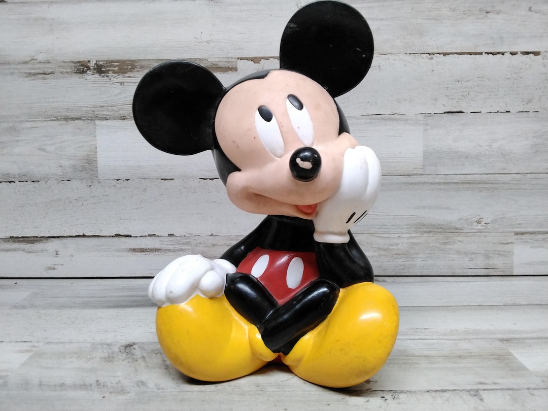 Vintage Mickey Coin Bank / Vintage Coin Banks / Character Banks - Etsy