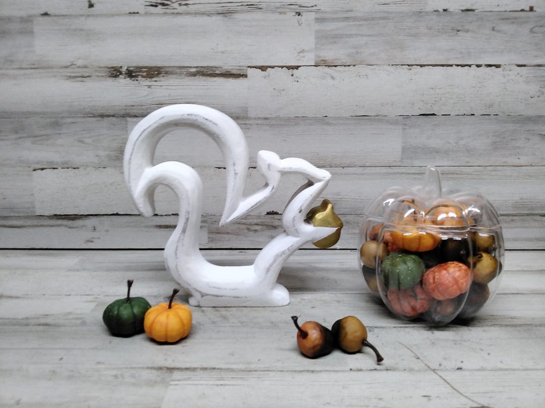 Squirrel Cut Out Fall Decor / Fall Accent Decor / Squirrel Shelf Setter ...