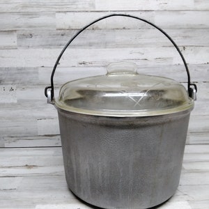 RARE Vintage Guardian Ware Canner Holds 5 Quarts With Rack and Glass ...