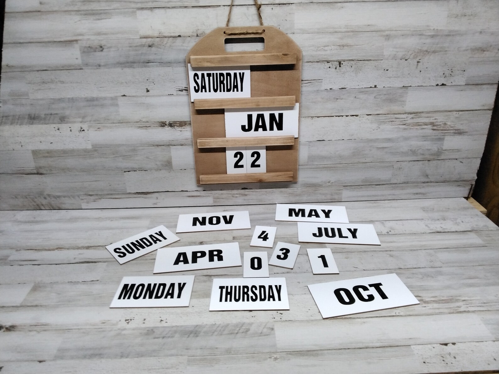Wooden Wall Calendar / Wall Calendars / Learning Wall Calendar - Etsy